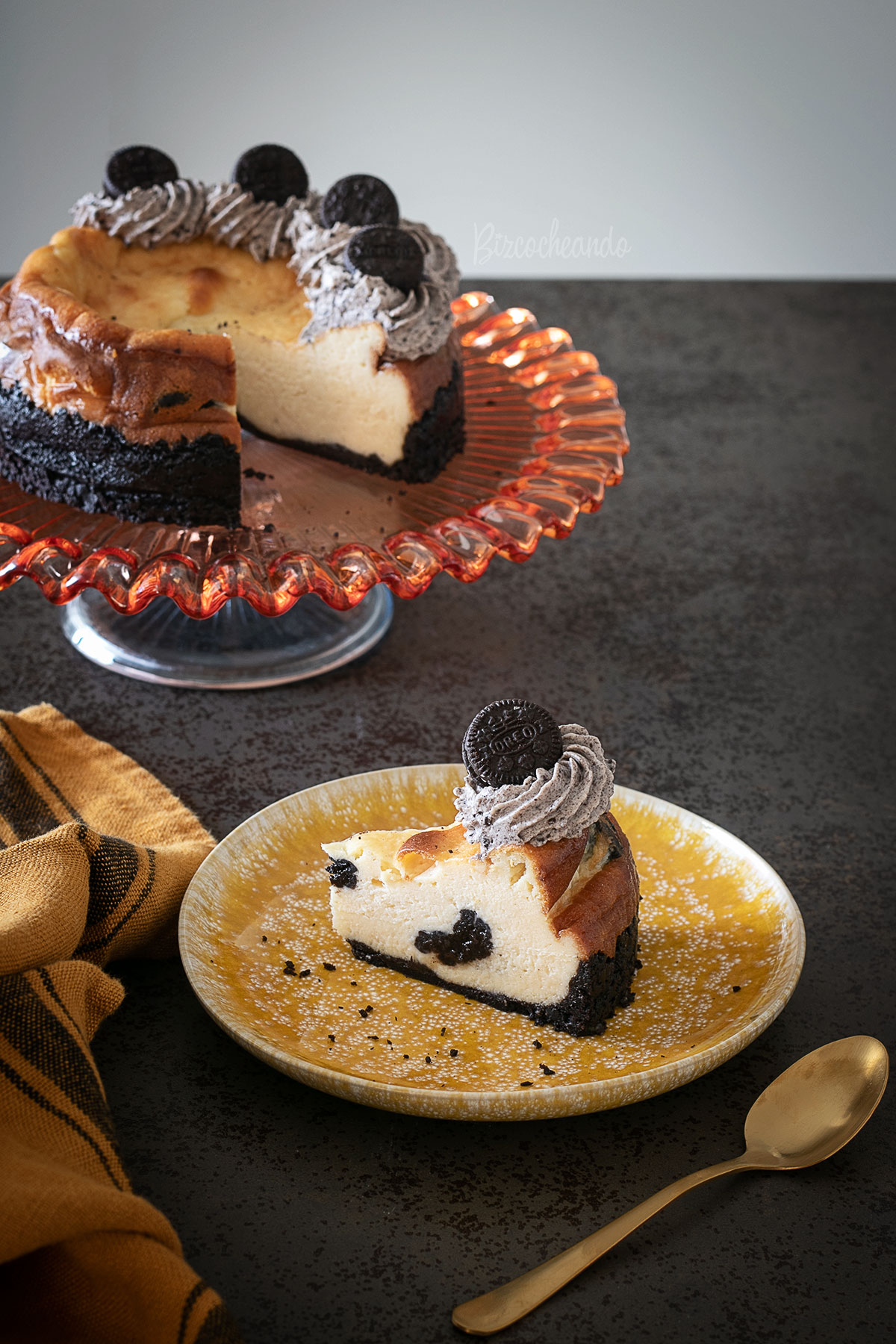Cheesecake de Oreo – Bizcocheando